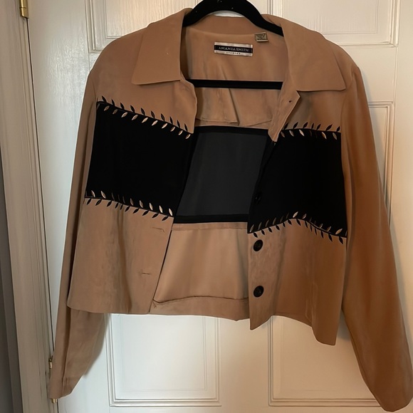 Amanda Smith | Jackets & Coats | Vintage Western Style Suede Jacket ...